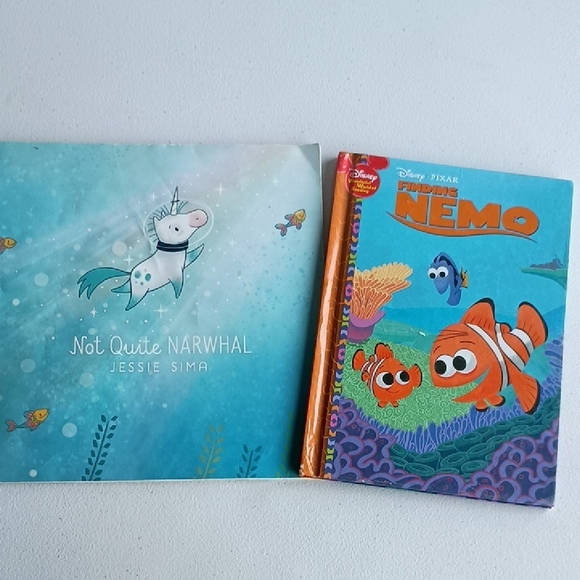 Other | Disney Pixar Finding Nemo Narwhal Book Set | Poshmark